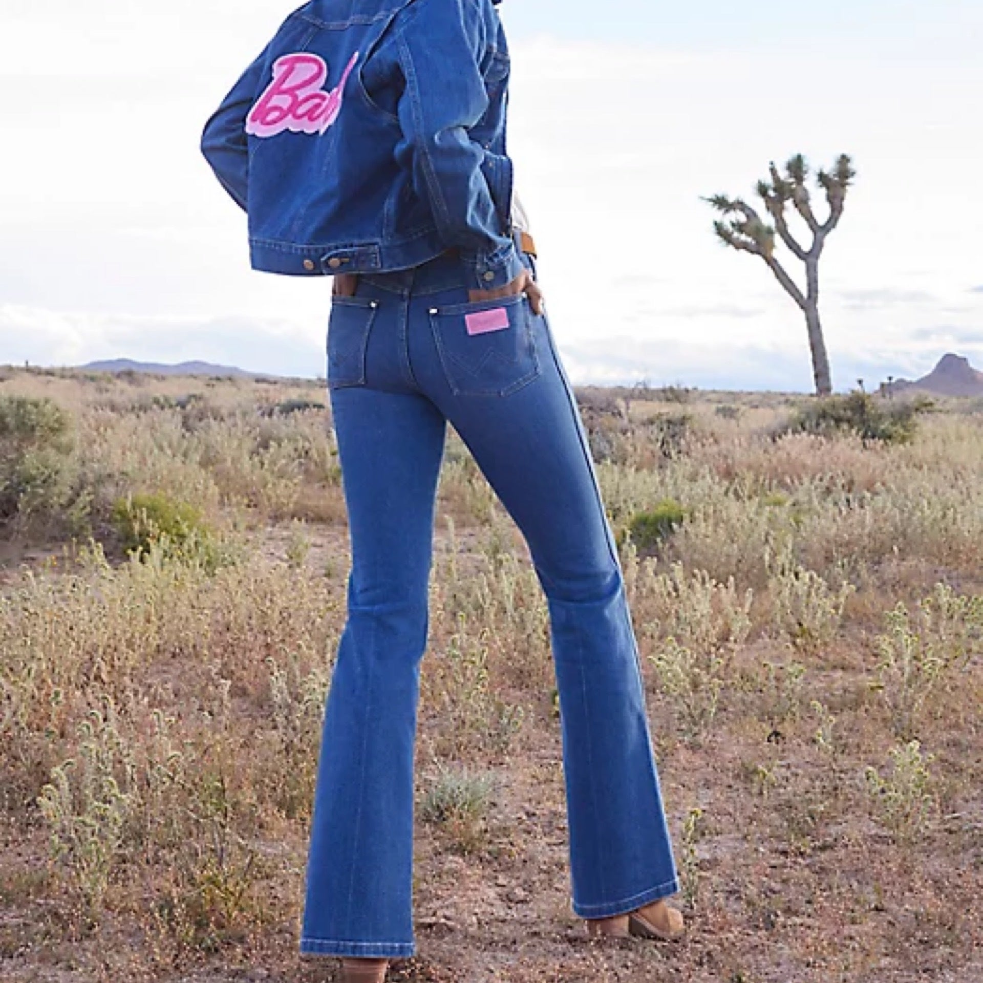 WRANGLER X BARBIE™ WESTWARD HIGH RISE BOOTCUT JEAN IN WRANGLER BLUE ...