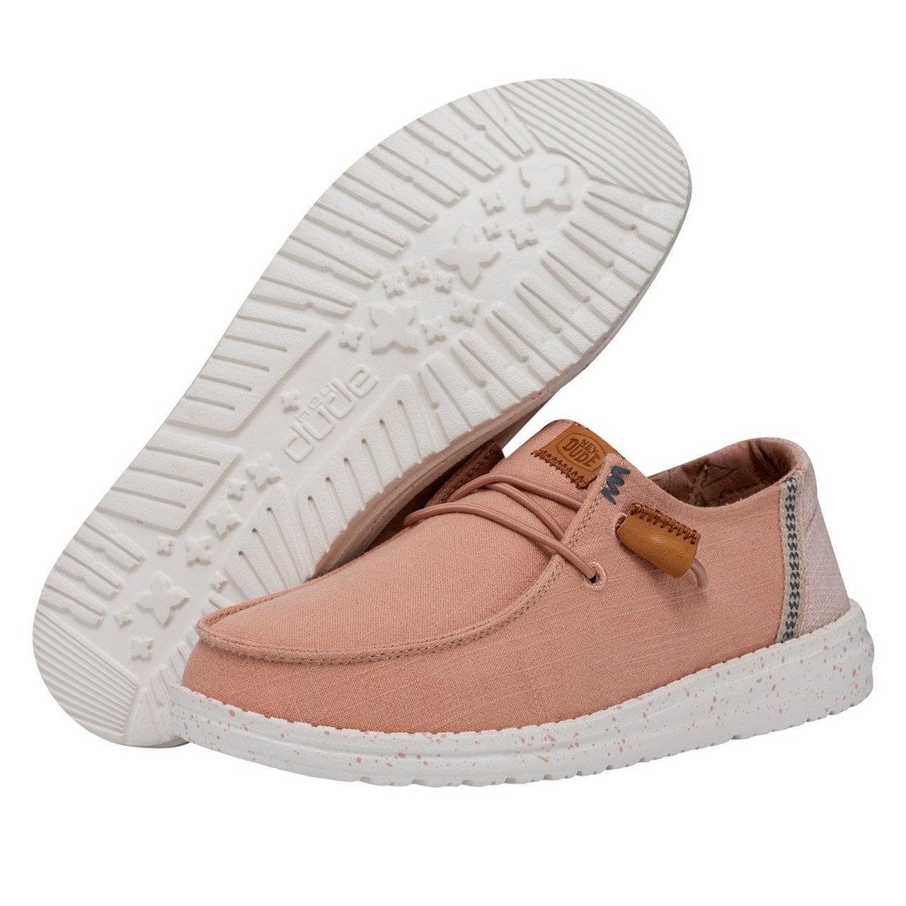 HEY DUDE WOMENS WENDY WASHED ROSE CLOUD
