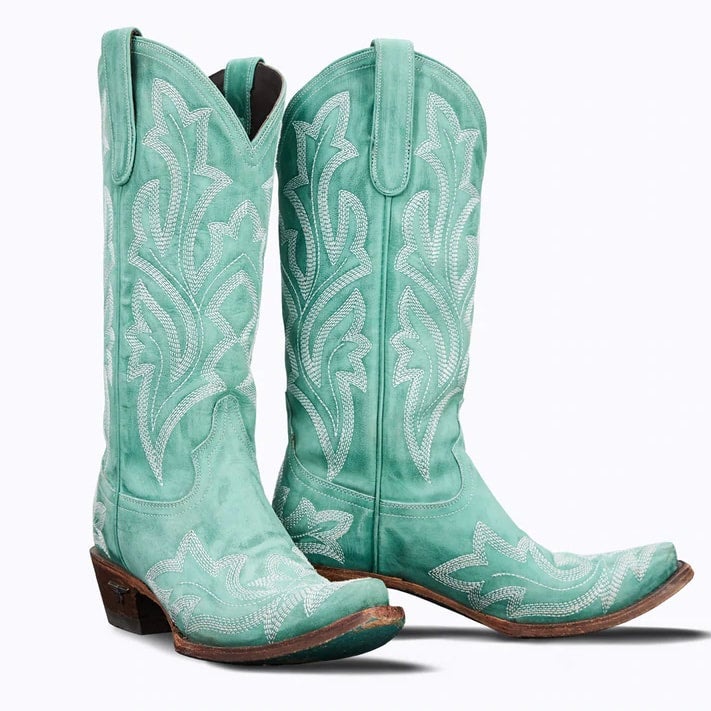 Saratoga Turquoise Boot by Lane | Southern Comfort Western Wear